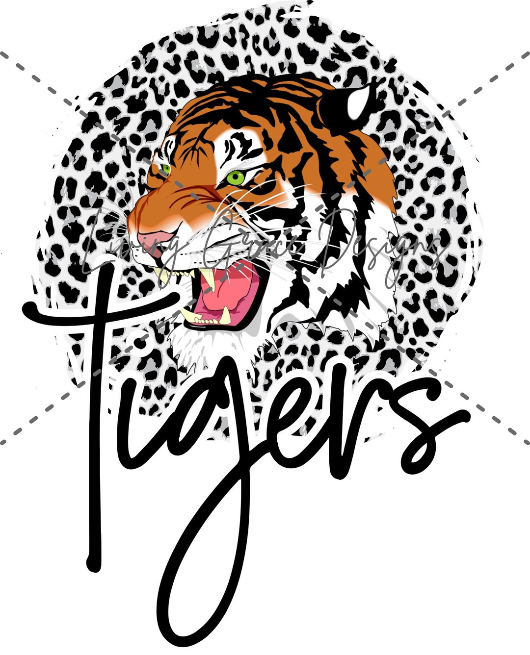 Tigers Sublimation Design | Tiger | Sports | Sublimation PNG | Digital ...