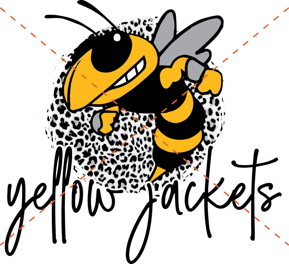 Yellow Jackets Sublimation Design Yellow Jackets Sports - Etsy