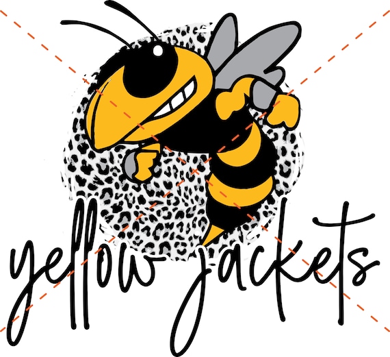Yellow Jackets Sublimation Design Yellow Jackets Sports - Etsy