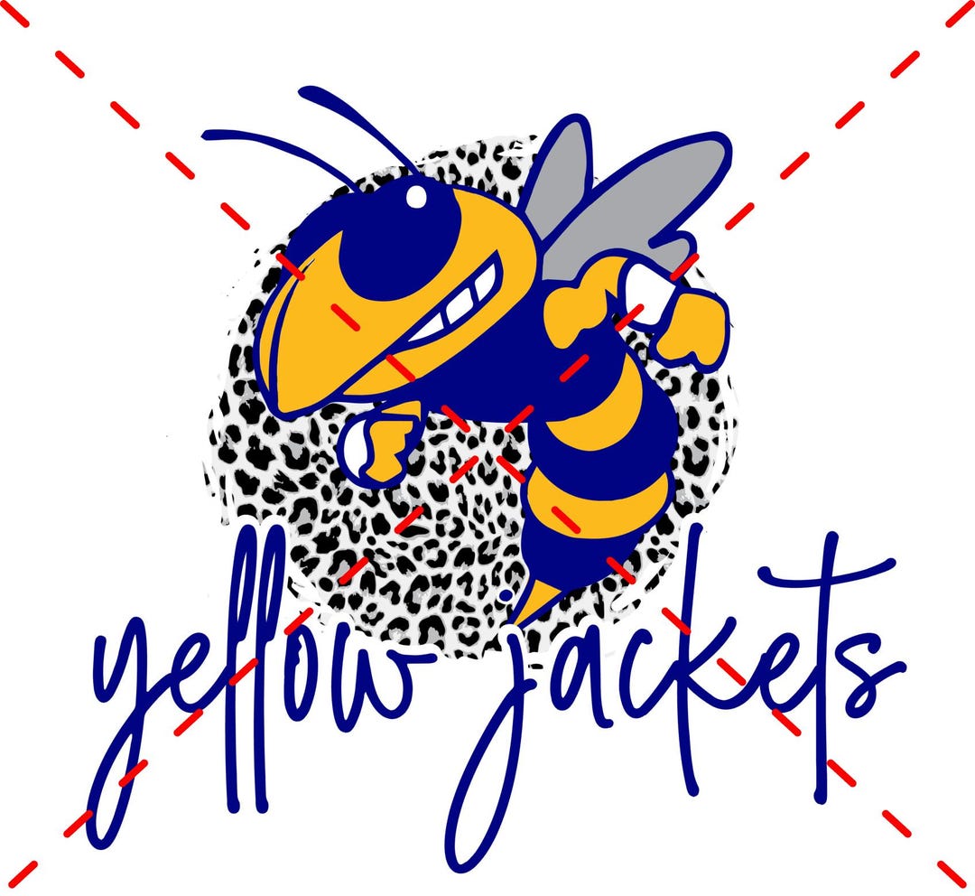 Yellow Jackets Sublimation Design | Yellow Jackets | Sports ...