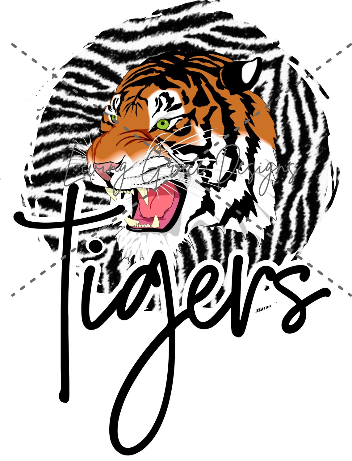 Tigers Sublimation Design Tiger Sports Sublimation PNG | Etsy