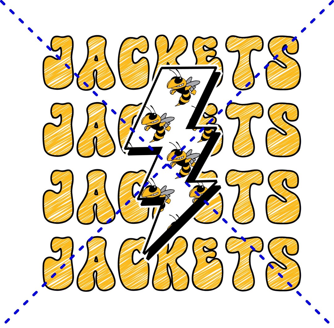 Yellow Jackets Sublimation Design | Yellow Jackets | Sports ...