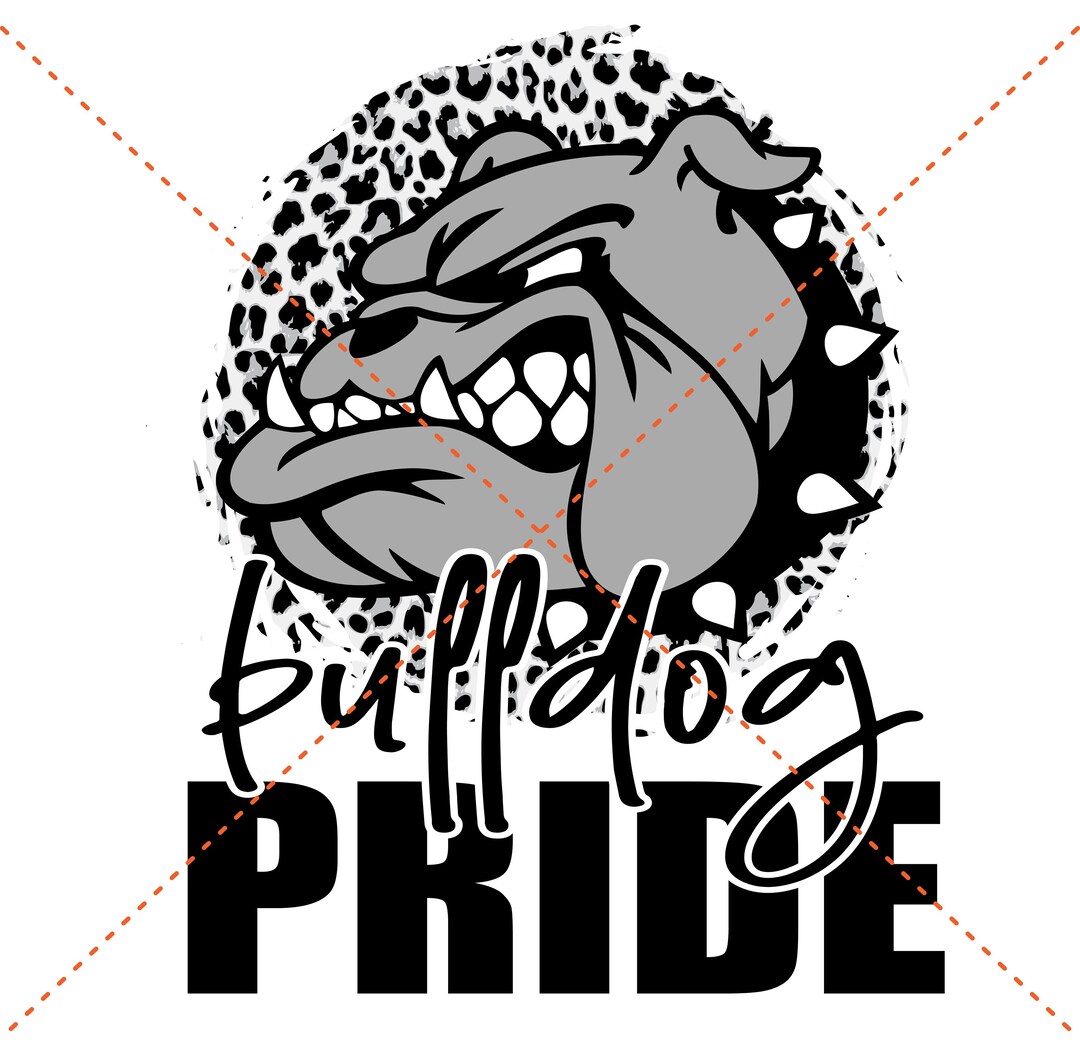 Bulldog Pride Sublimation Design | Bulldog | Sports | Sublimation PNG ...