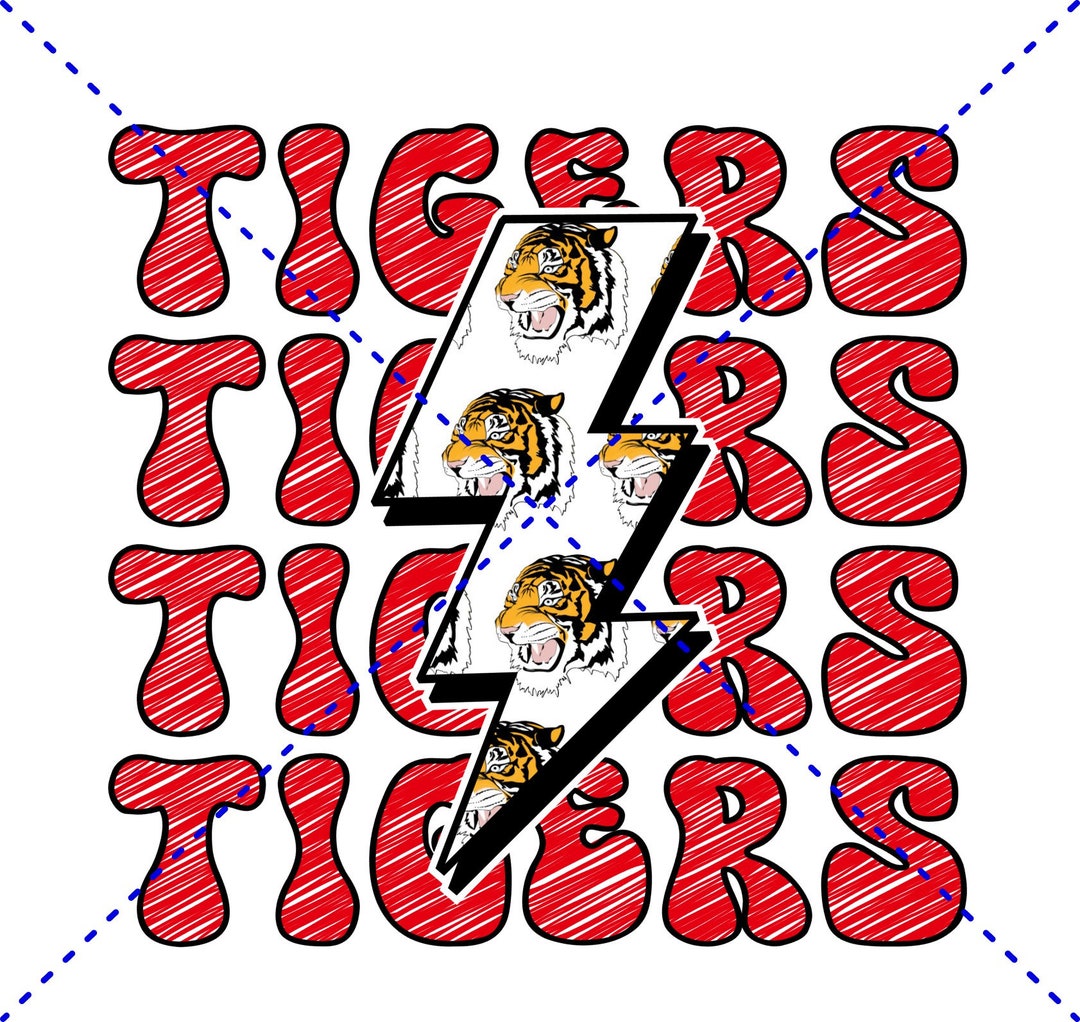 Tigers Sublimation Design | Tiger | Sports | Sublimation PNG | Digital ...