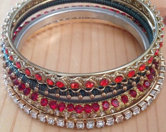 Crystal bangle | Etsy