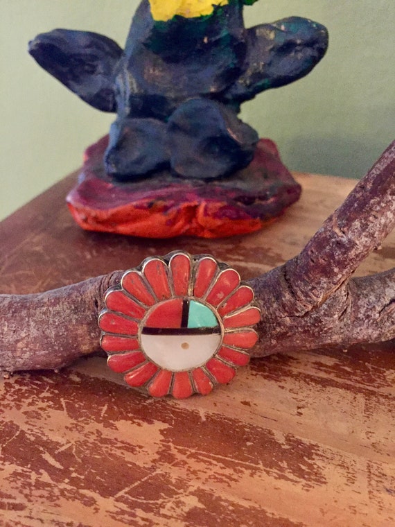 Zuni brooch - native - Gem