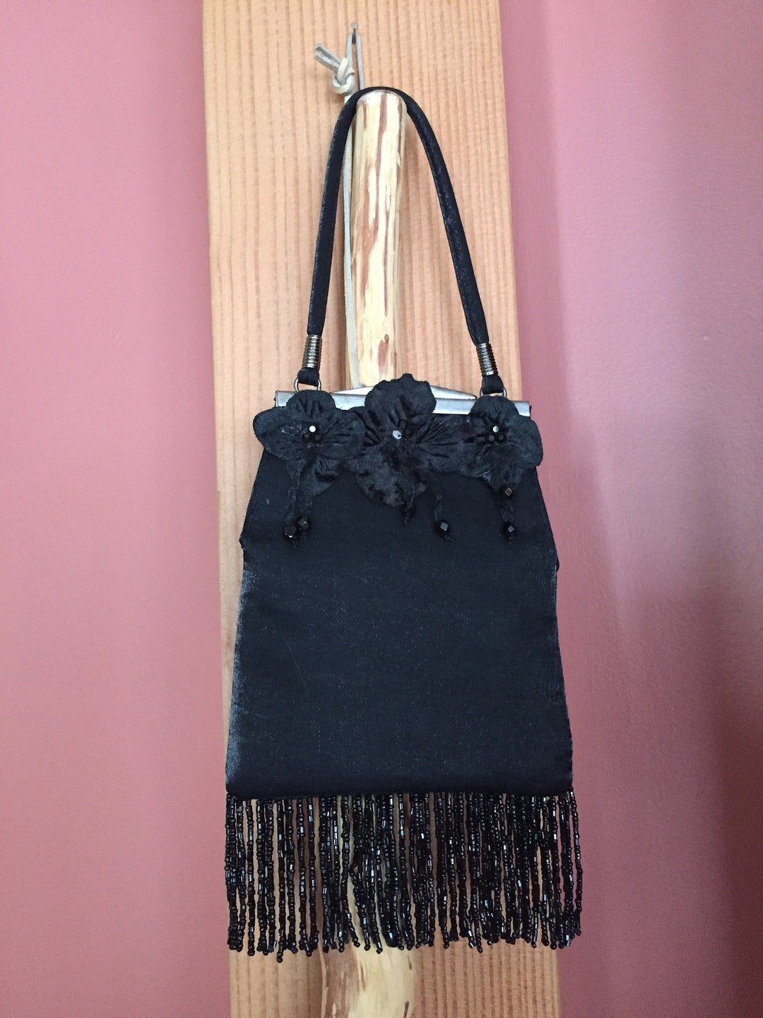 Evening Bag Top Handle Fringes Small Evening Purse Bebe - Etsy