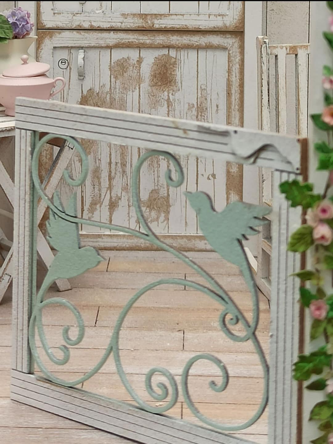 Dollhouse Miniature Wooden Gate Kit - Etsy