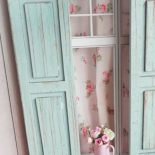 Miniature Windows With Shutters - Etsy