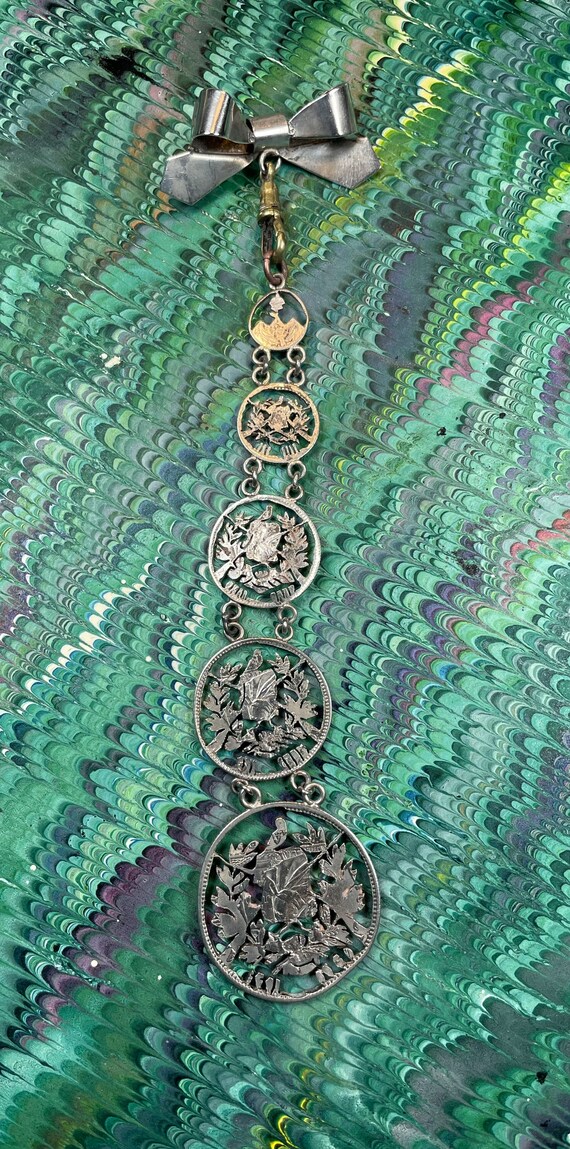 Rare Antiques Guatemalan "Real" Silver Cut Out Coin B… - Gem