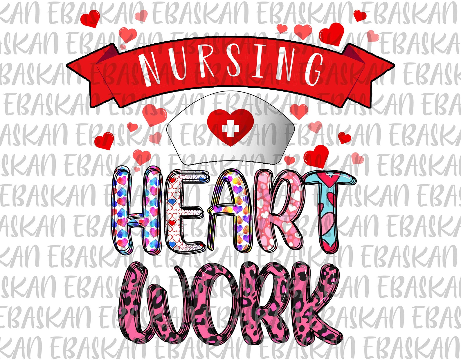 Nursing is A Work of Heart Svg Png Peds Pediatric Medical | Etsy