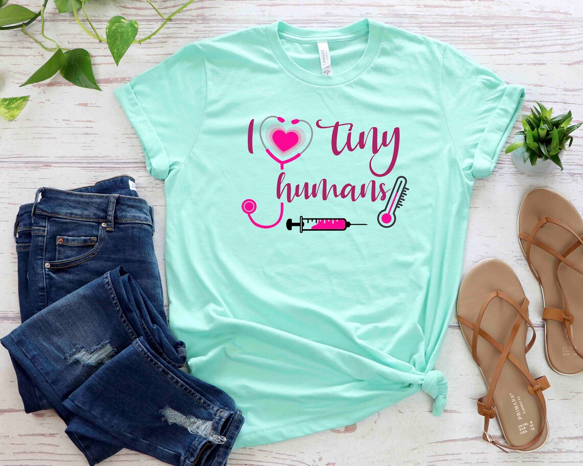 I Love Tiny Humans Svg Png Peds Pediatric Medical Student - Etsy