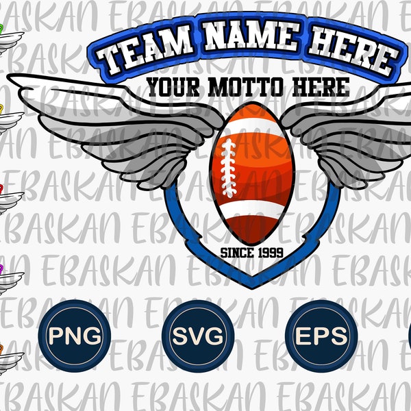 Football With Wings Svg - Etsy