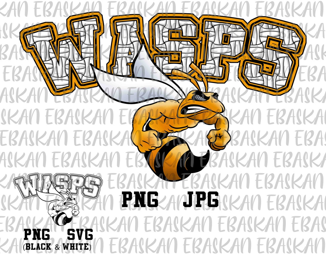 Wasps Volleyball PNG SVG Athletic Teams Png Svg Go Wasps PNG - Etsy