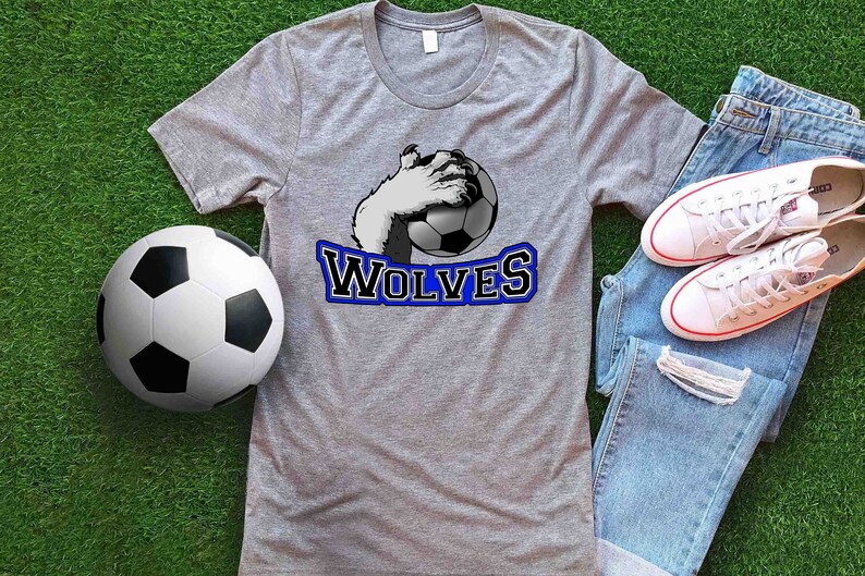 Wolves Soccer Team Spirit PNG, Sublimation Design (digital Download) - Etsy