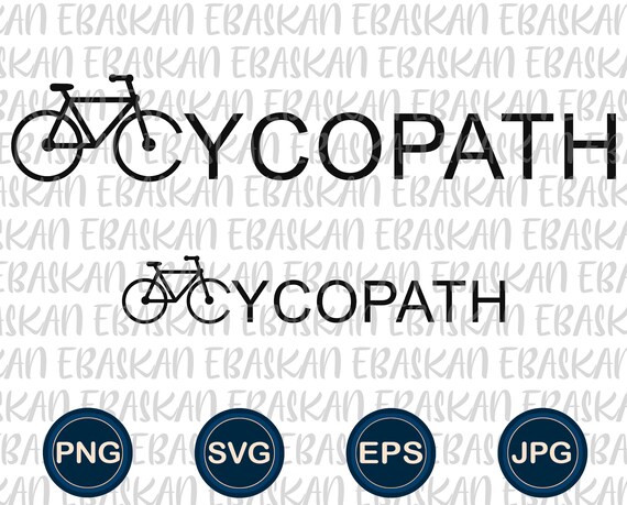 Cycopath SVG PNG EPS Good Ribes Cyclist Pedal Mountain Bike - Etsy