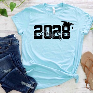 Class of 2028 Png Svg Eps Dxf Graduation Design 2028 Senior Class ...