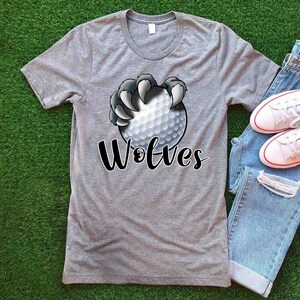 Wolves Golf Athletic Teams Png Design Go Wolves Golf Grey Wolf Team ...