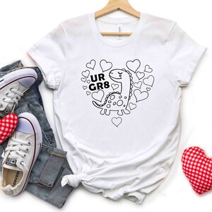Loveasaurus UR GR8 Dinosaur Valentine PNG SVG (printable Design) - Etsy