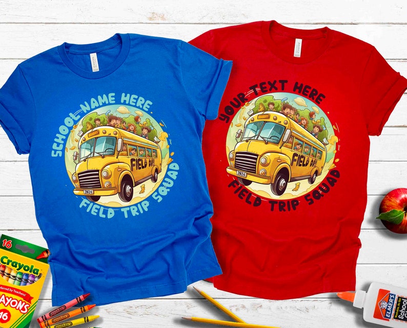 Custom School Field Trip Design, Personalized Class Trip (digital PNG ...