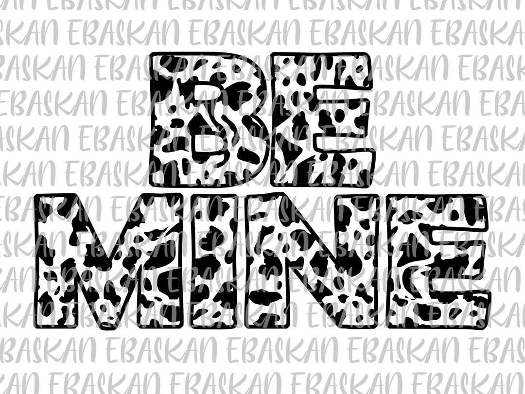 Be Mine SVG PNG, Cute Lovely Xoxo Love Pattern Valentines Svg Png ...