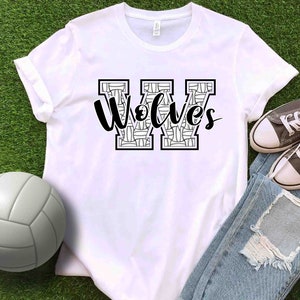 Wolves Volleyball Athletic Teams PNG SVG Design Go Wolves Volleyball ...