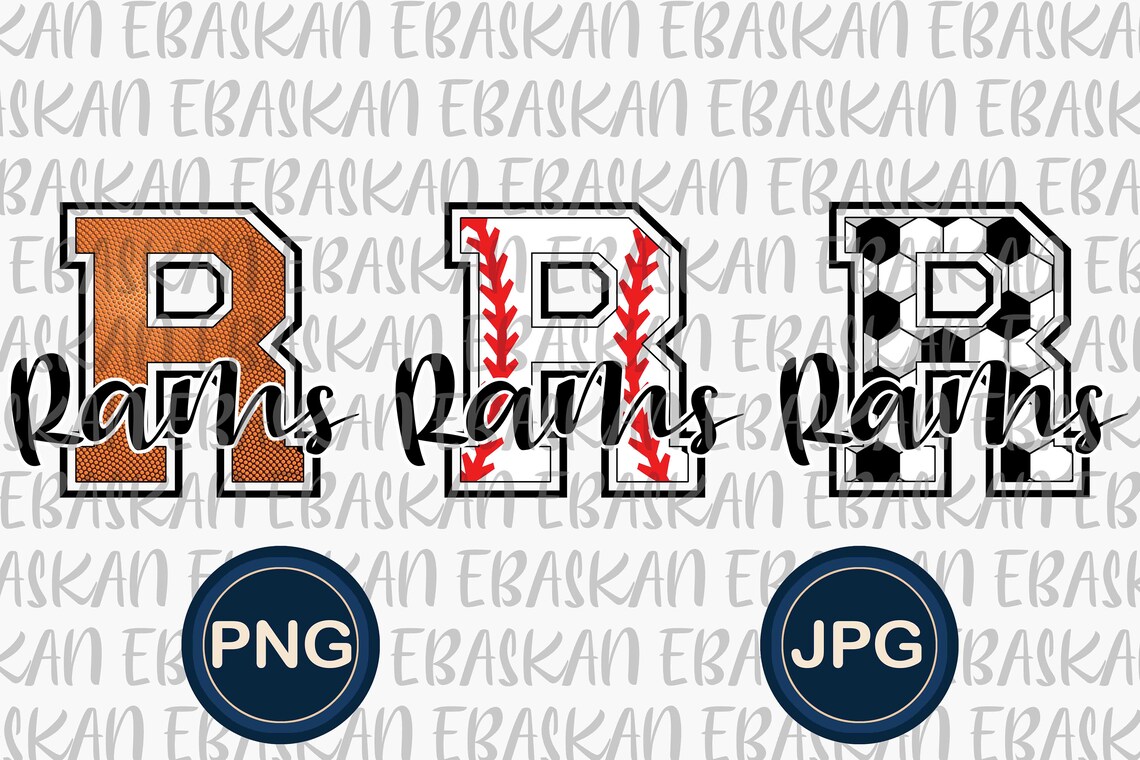 Rams Athletic Teams Png Not Svg Go Rams Basketball Football - Etsy