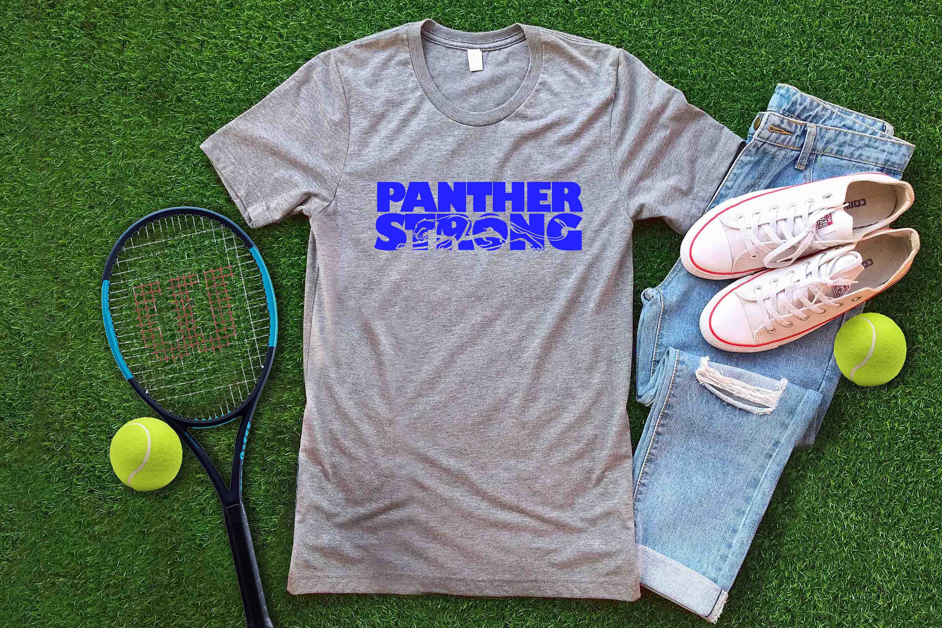 Panther Strong PNG SVG Panther Design Athletic Go Panthers - Etsy