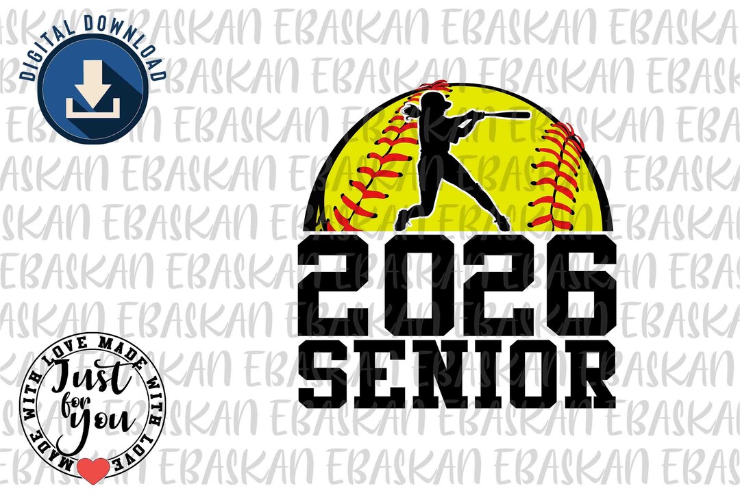 Senior Softball Svg Png Eps Dxf Female Baseball, Female Senior Softball ...