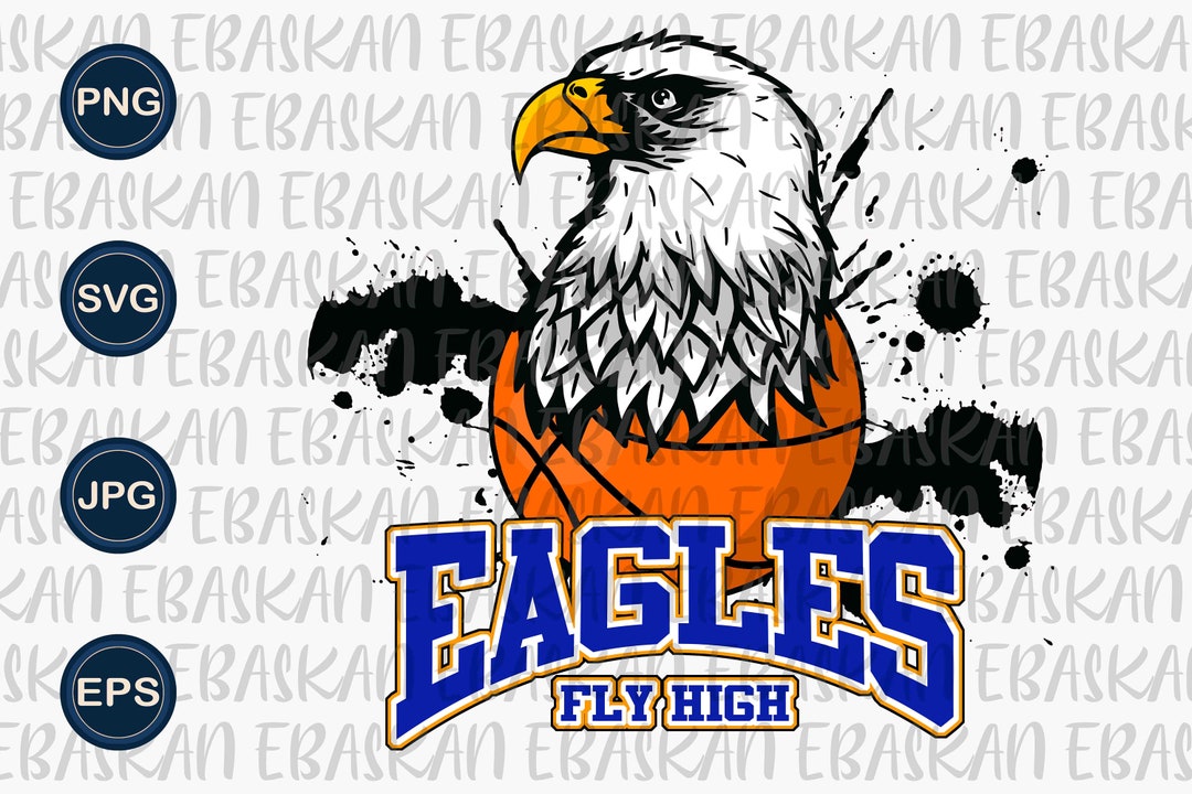 Eagles Basketball Team Design (SVG, PNG, EPS) - Etsy