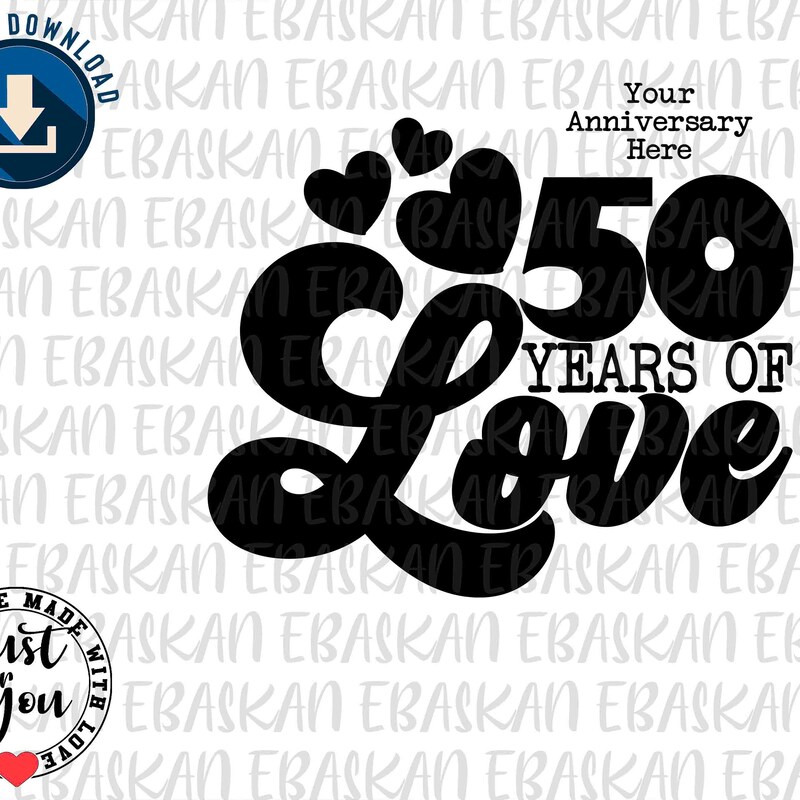 Anniversary Svg - Etsy