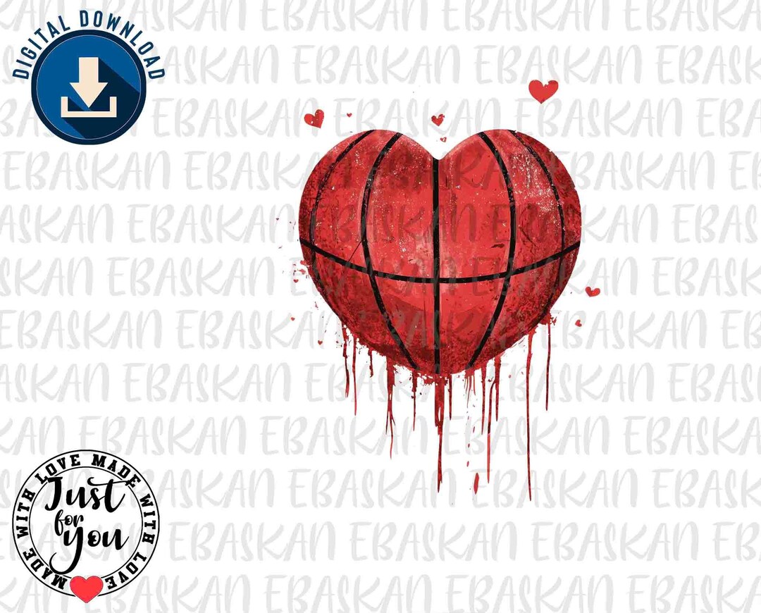 Basketball Love Png, Heart Basketball Png, Go Basketball Team Shirt ...