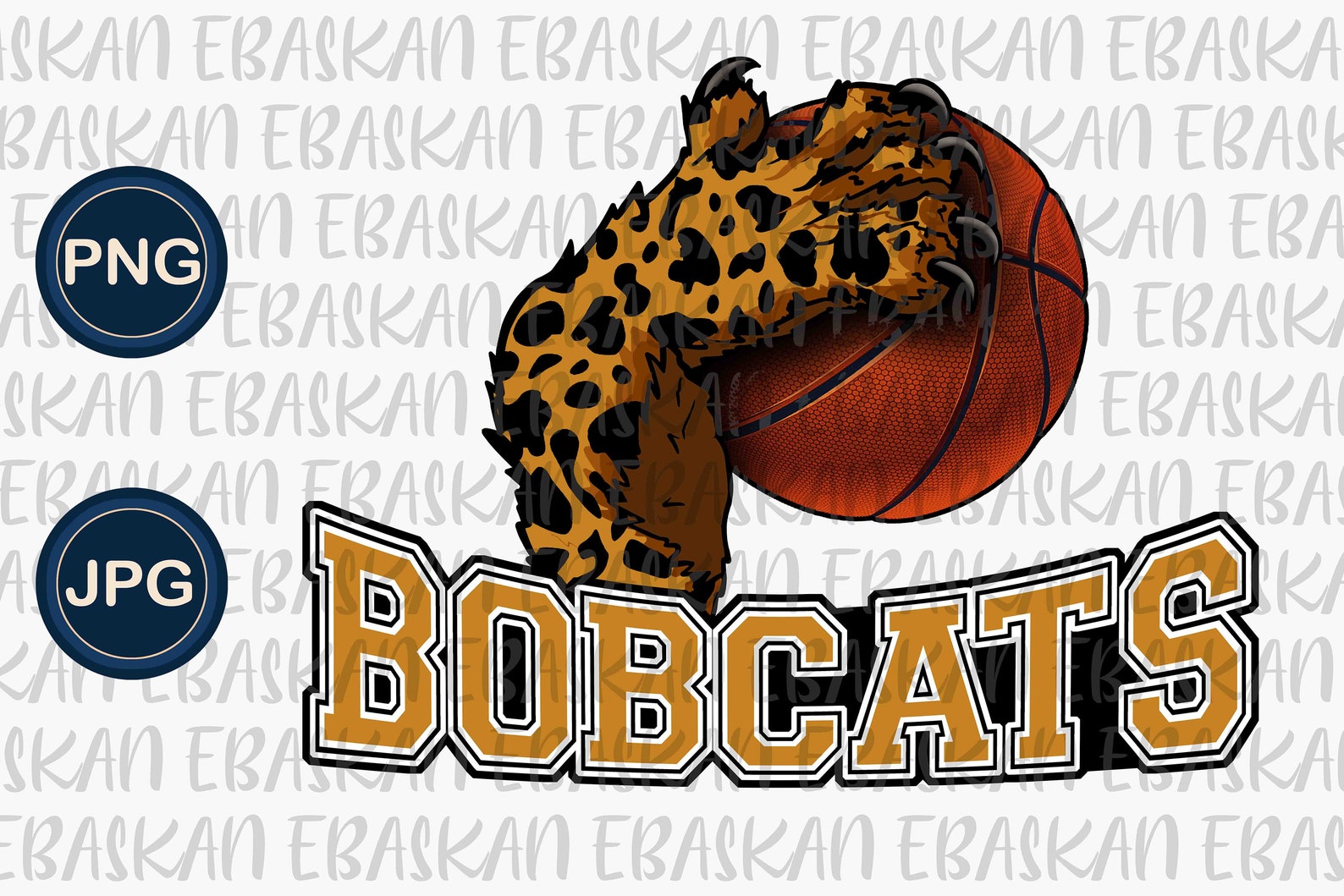 Bobcats Basketball PNG Bobcats Arm Paw Png Athletic Teams Png - Etsy
