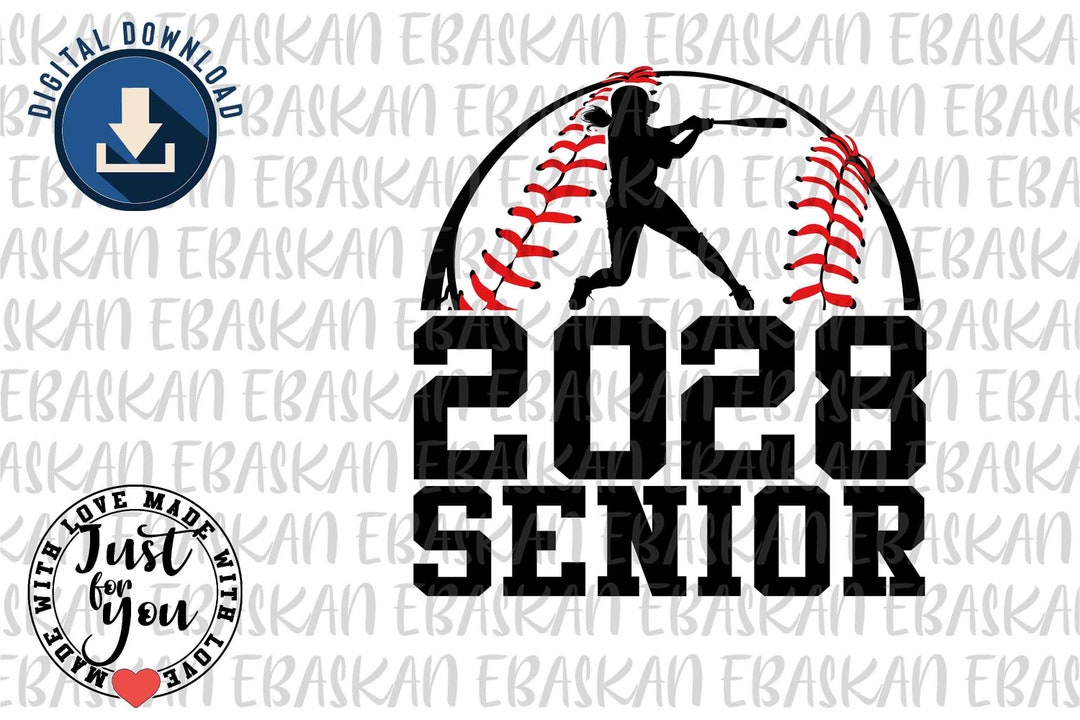 Senior Baseball Svg Png Eps Dxf Female Baseball, Female Senior Baseball ...