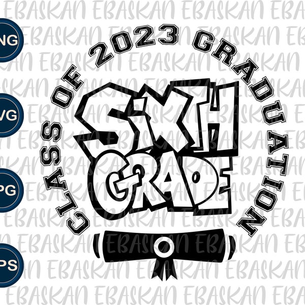 6th Grade Graduation - Etsy