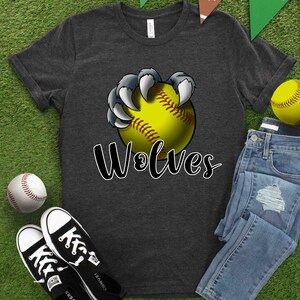 Wolves Softball Png, Wolves Athletics Png Design Go Wolves Softball ...
