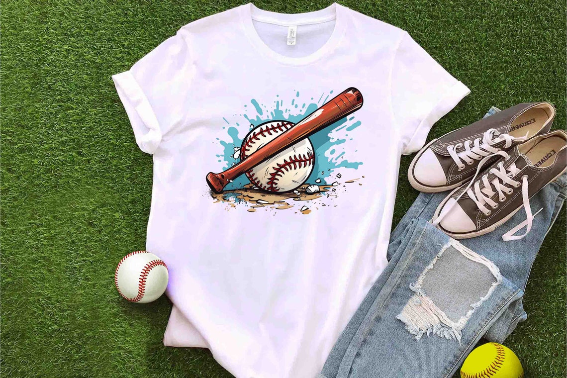 Funny Baseball Clipart PNG, Softball Design (digital Download) - Etsy