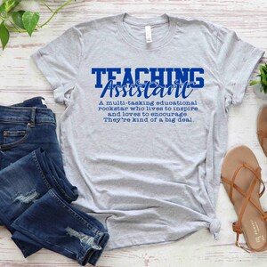Teaching Assistant Design (png, Svg, Eps, Jpg) - Teacher Aide Gift - Etsy