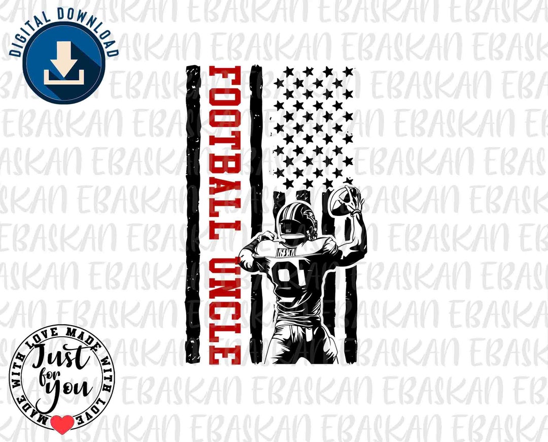 Football Uncle Design, Retro Gameday (png, Svg, Eps, Dxf) (digital ...