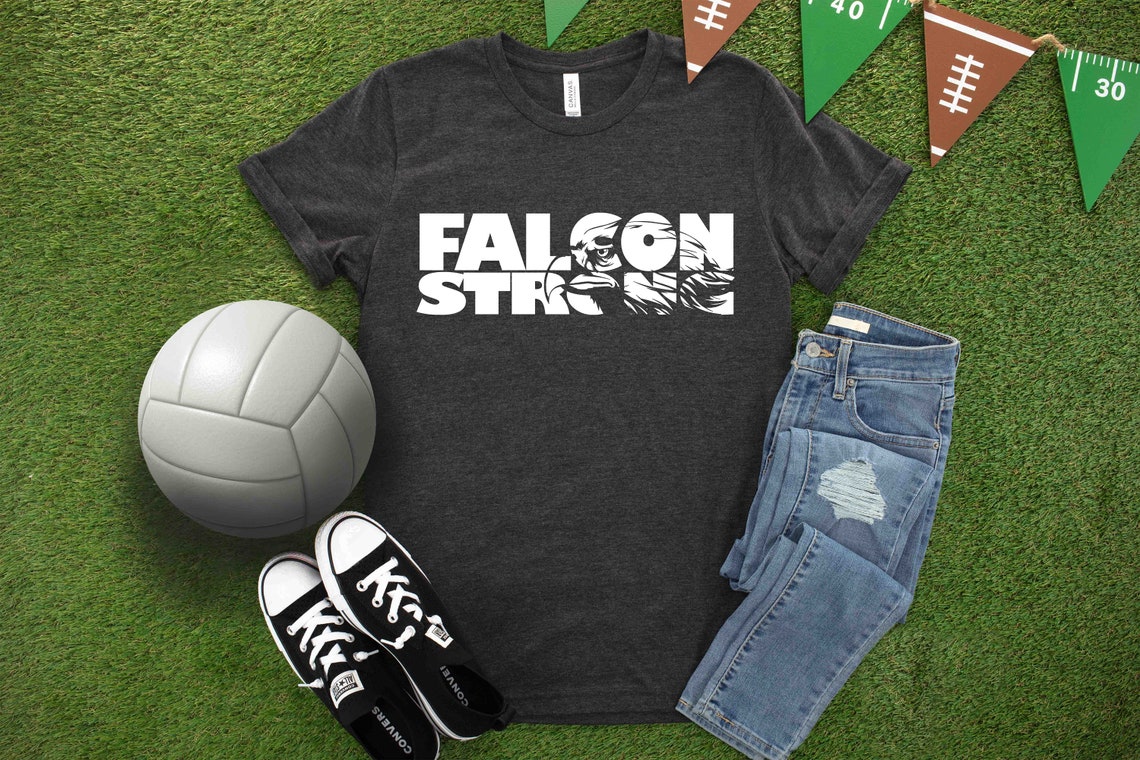 Falcon Strong PNG SVG EPS Falcon Design Athletic Go Falcons - Etsy
