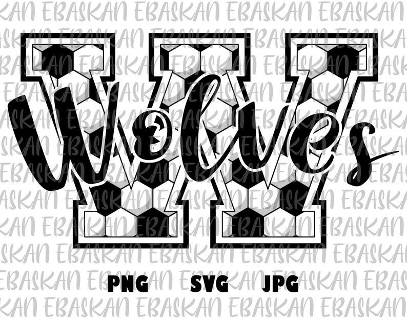 Wolves Soccer Athletic Teams PNG SVG Design Go Wolves Soccer - Etsy