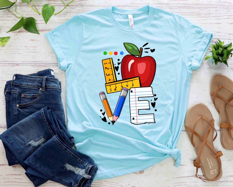 Teach Love Inspire PNG, Teacher Appreciation Design (digital Download ...