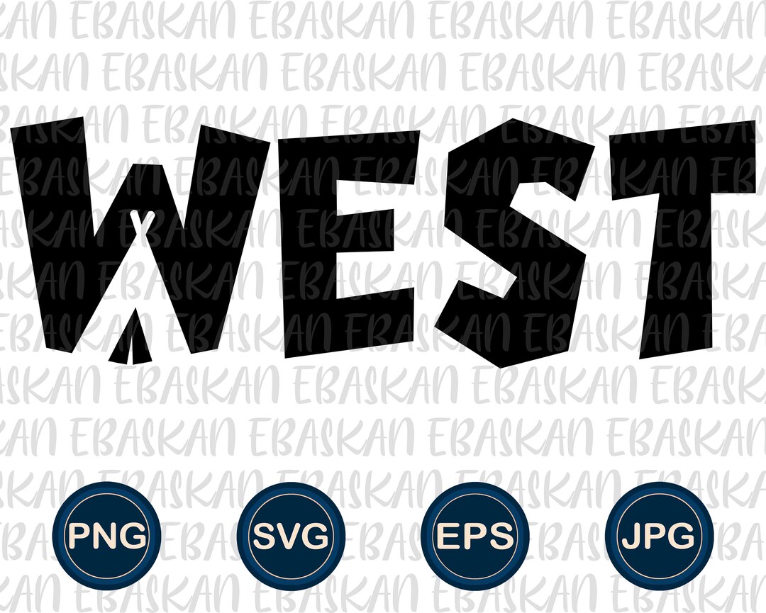 West SVG PNG EPS Wild West Camper Trip Friends Family Camp Tent Trailer ...