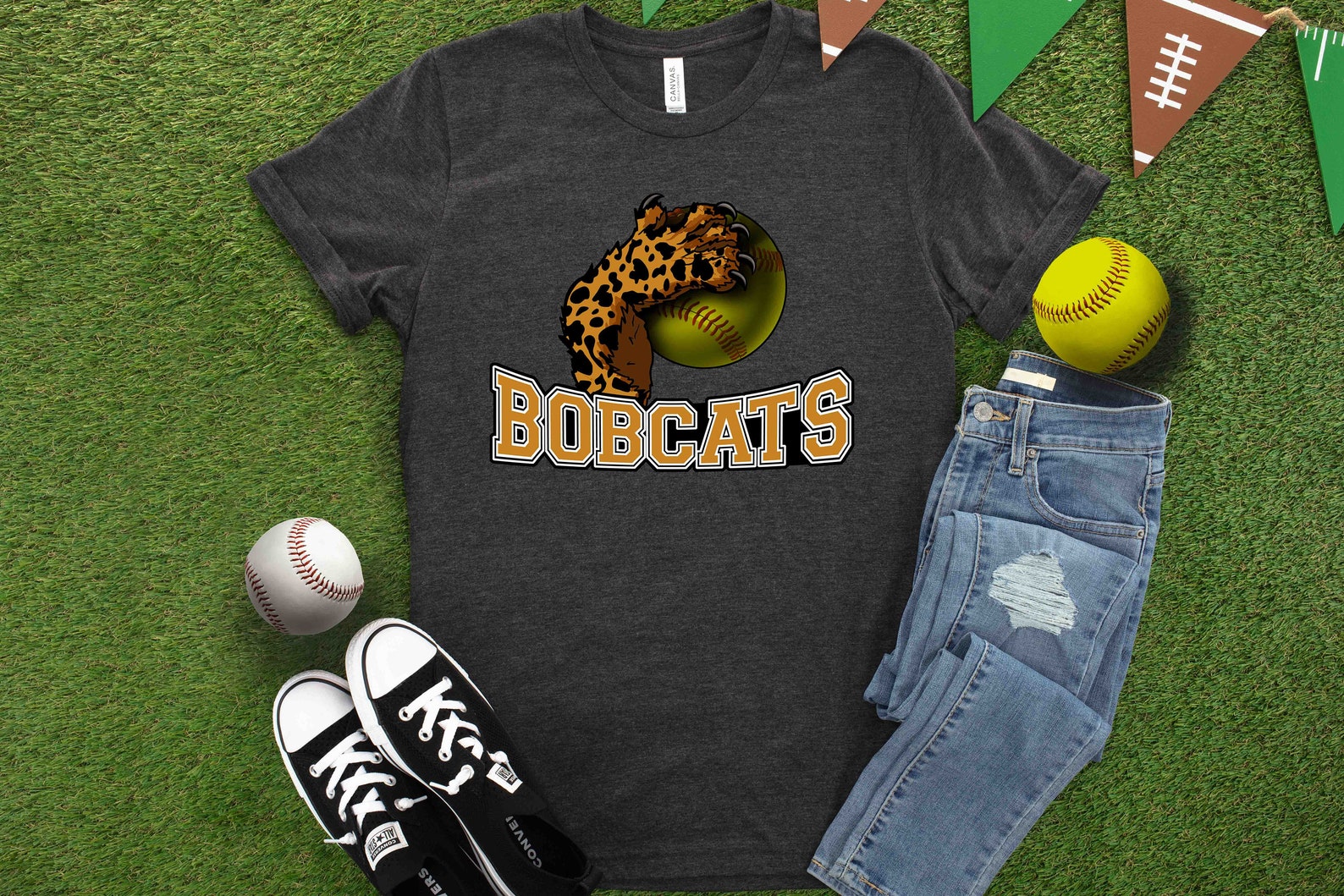 Bobcats Softball PNG Softball Bobcats Arm Paw Png Athletic - Etsy
