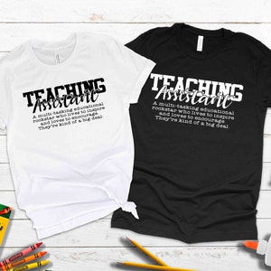 Teaching Assistant Design (png, Svg, Eps, Jpg) - Teacher Aide Gift - Etsy