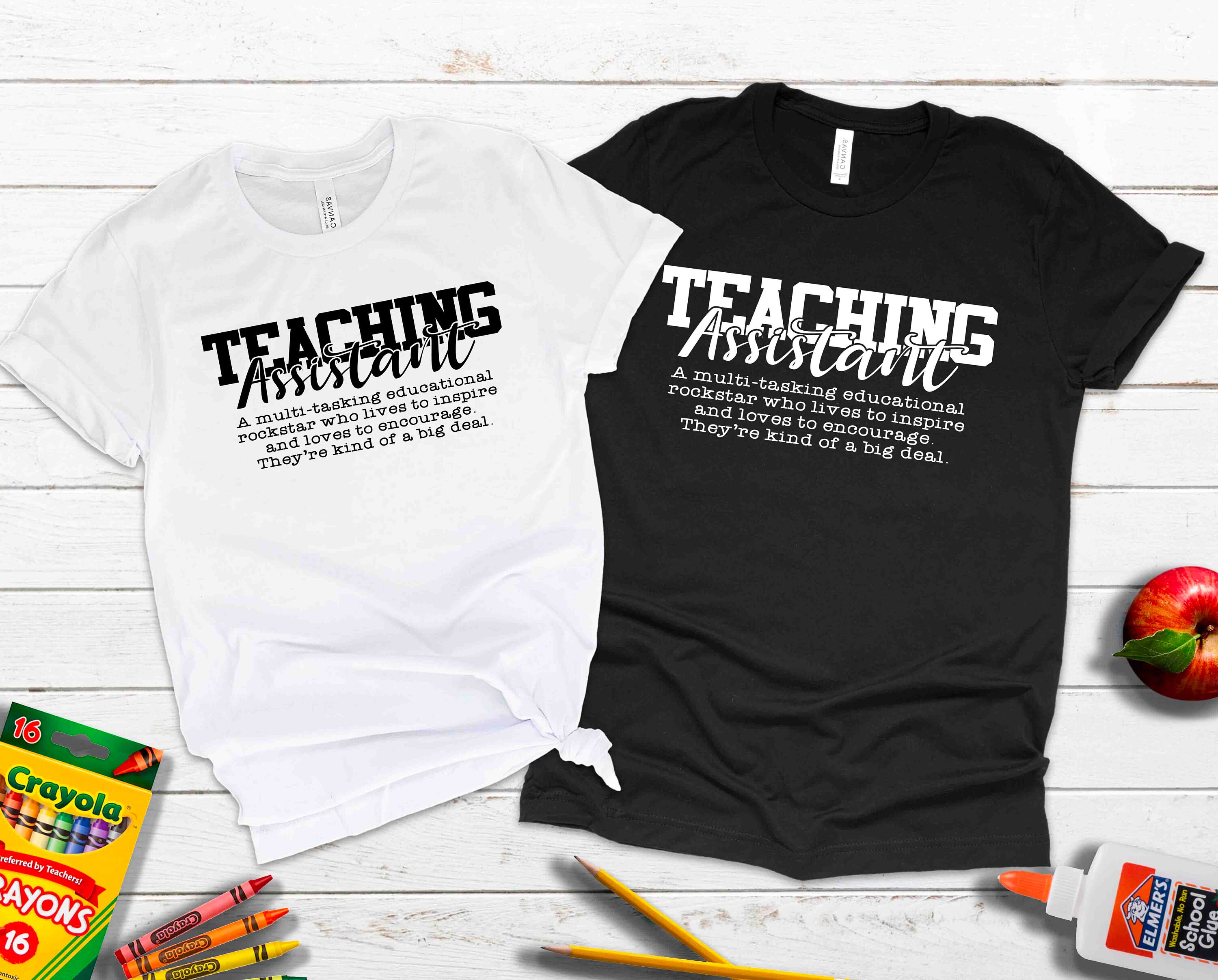 Teaching Assistant Design (png, Svg, Eps, Jpg) - Teacher Aide Gift - Etsy