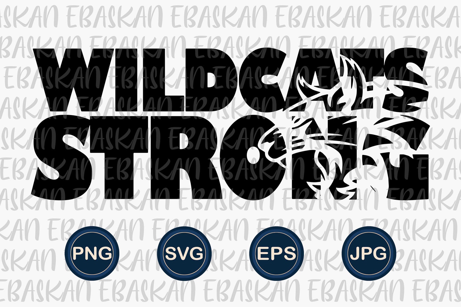 Wildcats Strong PNG SVG EPS Wildcats Design Athletic Go Wildcats Team ...