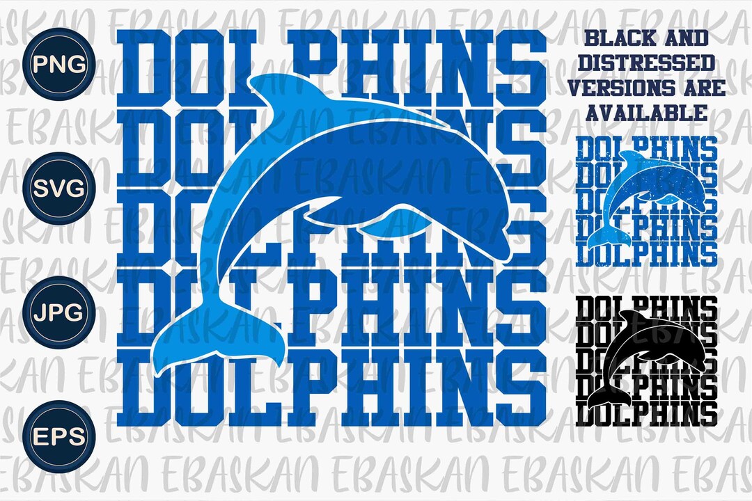 Dolphins Retro Athletic Teams PNG SVG EPS Dxf Go Dolphins Png Dolphins ...