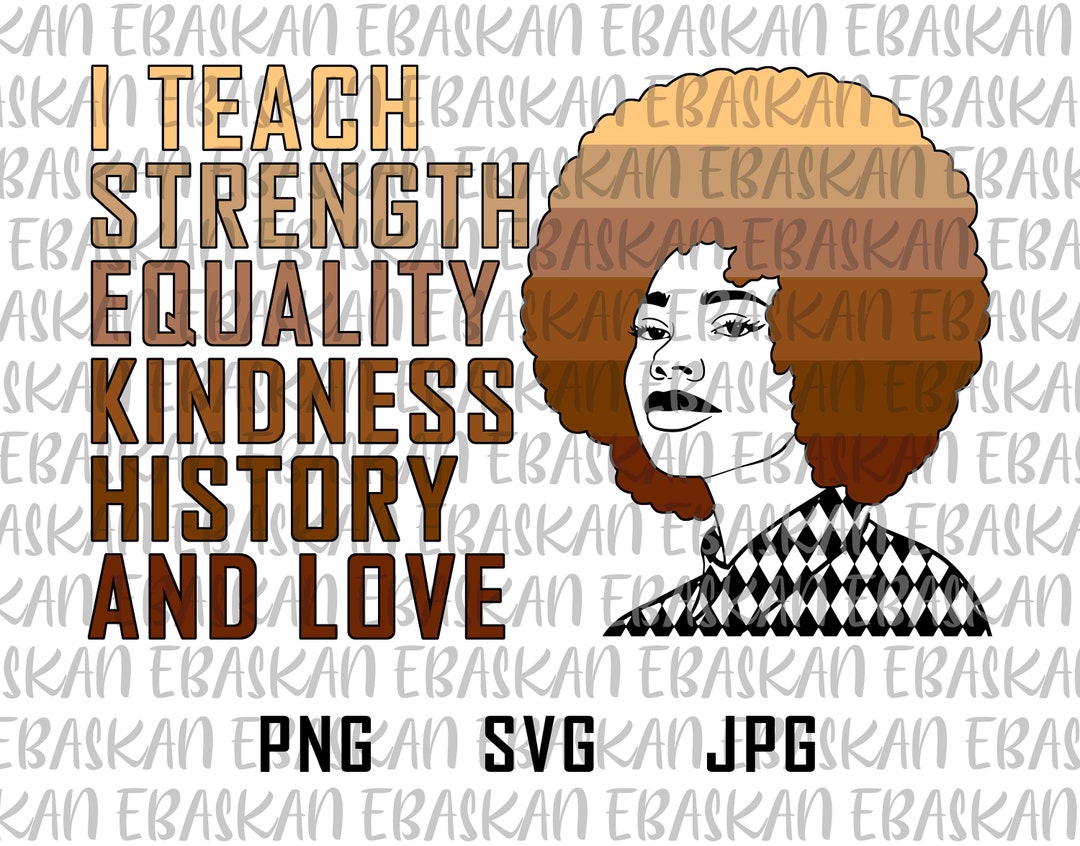 Black and Proud PNG SVG Black History Month Teacher African American ...