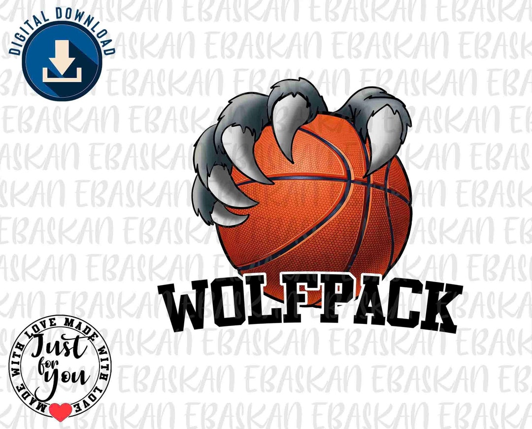 Wolfpack Basketball PNG, Grey Wolf Team Spirit (digital Download) - Etsy